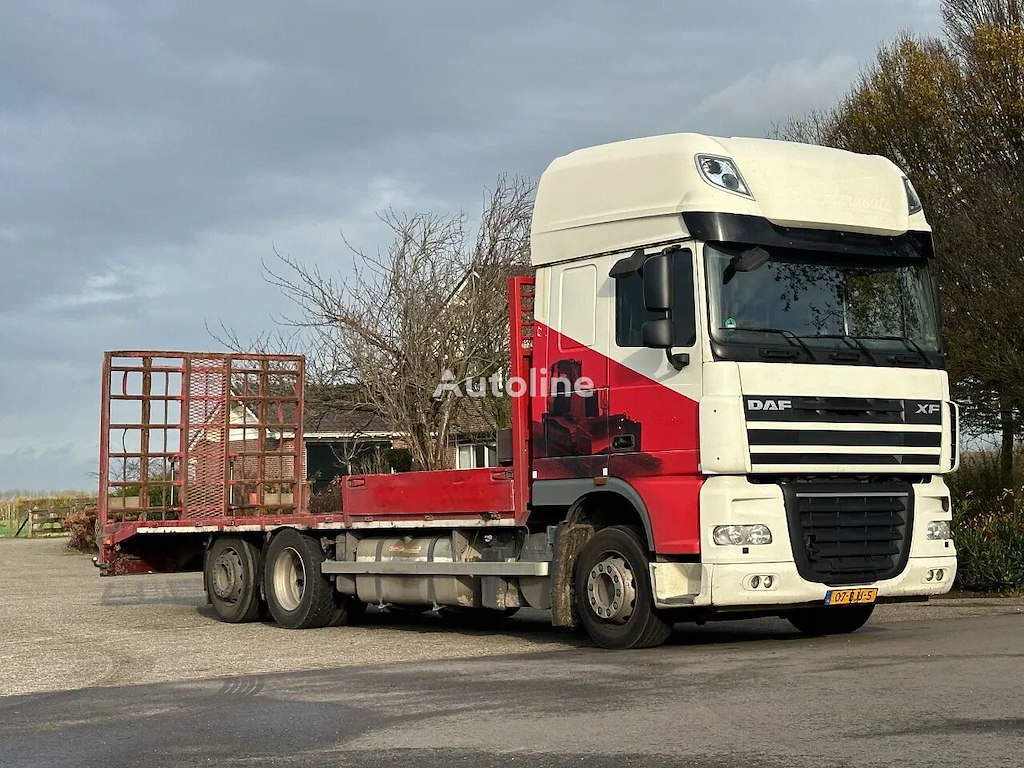 DAF XF 105.460 MASCHINE/FAHRZEUG TRANSPORTER RAMPEN!! MACHINE!! autotransporter