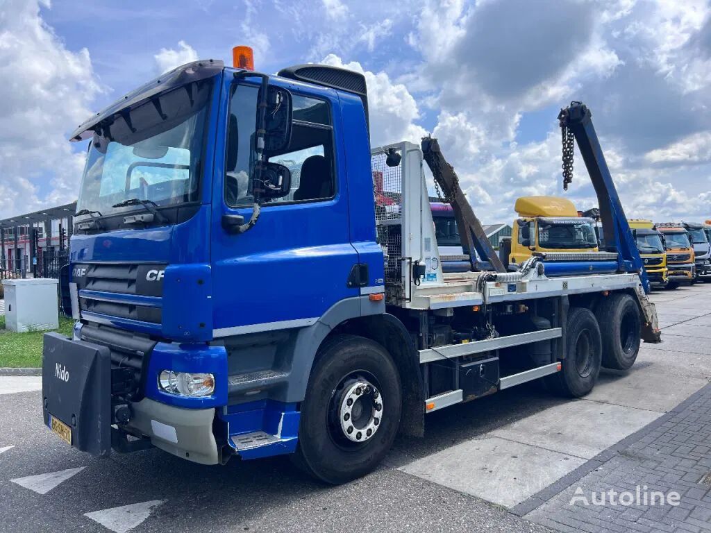 DAF CF 85.360 6X2 EURO 5 HYVA SKIPLOADER + NIDO kamion autopodizač kontejnera