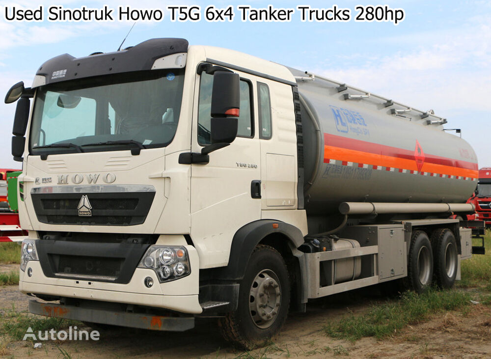 Sinotruk Howo Used Sinotruk Howo T5G 6x4 Tanker Trucks Price autocisterna