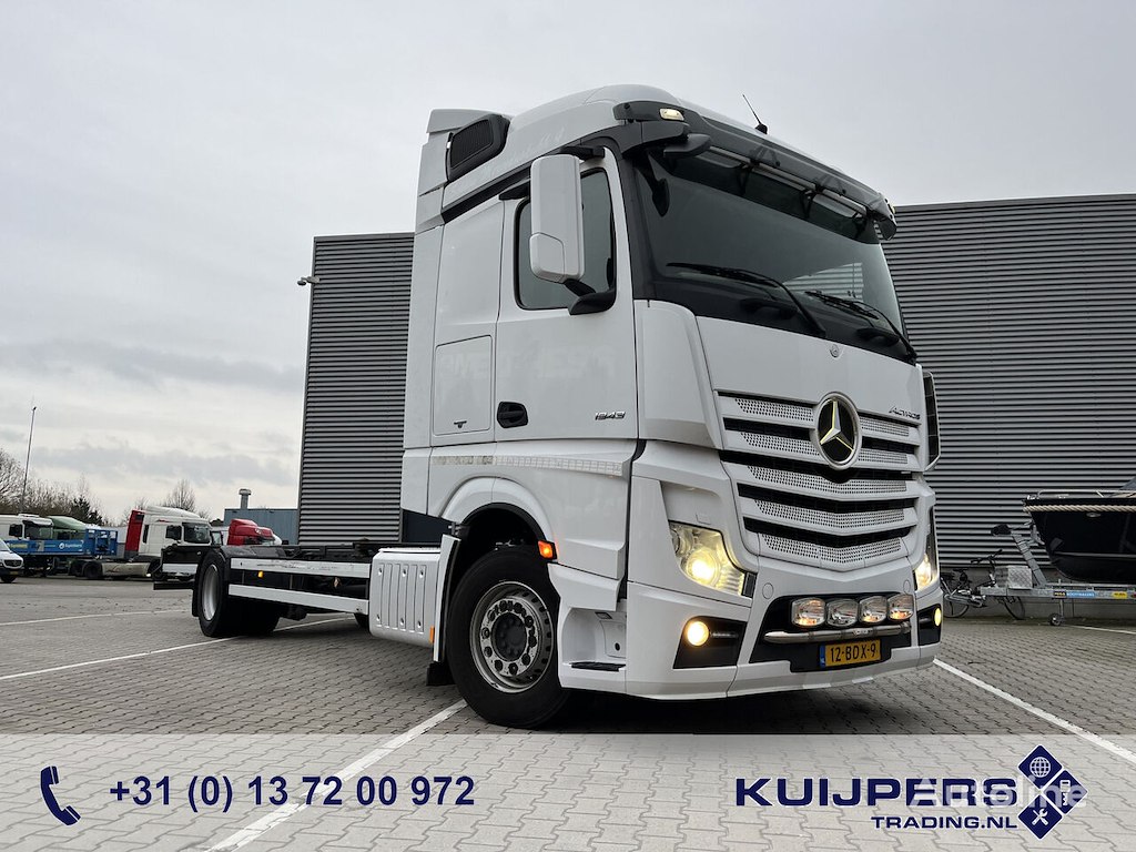 Mercedes-Benz Actros 1843 StreamSpace / BDF Systeem vozilo za prevoz kontejnera