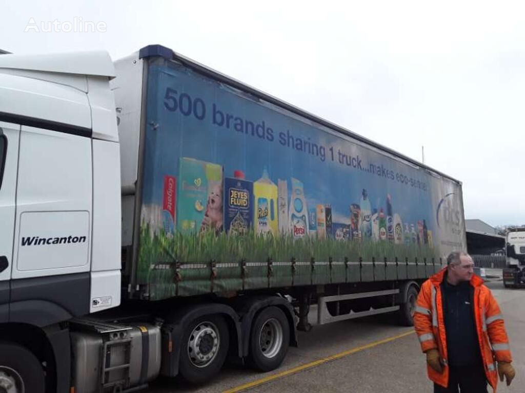 SDC Curtainsider Trailer poluprikolica sa kliznom ceradom