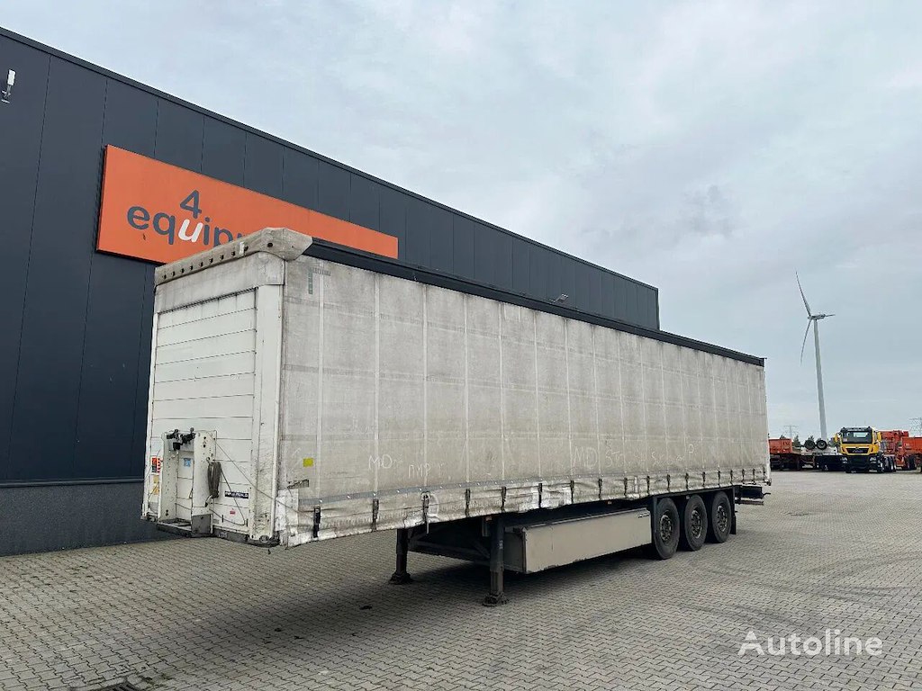 Schmitz Cargobull discbrakes, galvanised, palletbox, intern: 2.80m, NL trailer poluprikolica sa kliznom ceradom