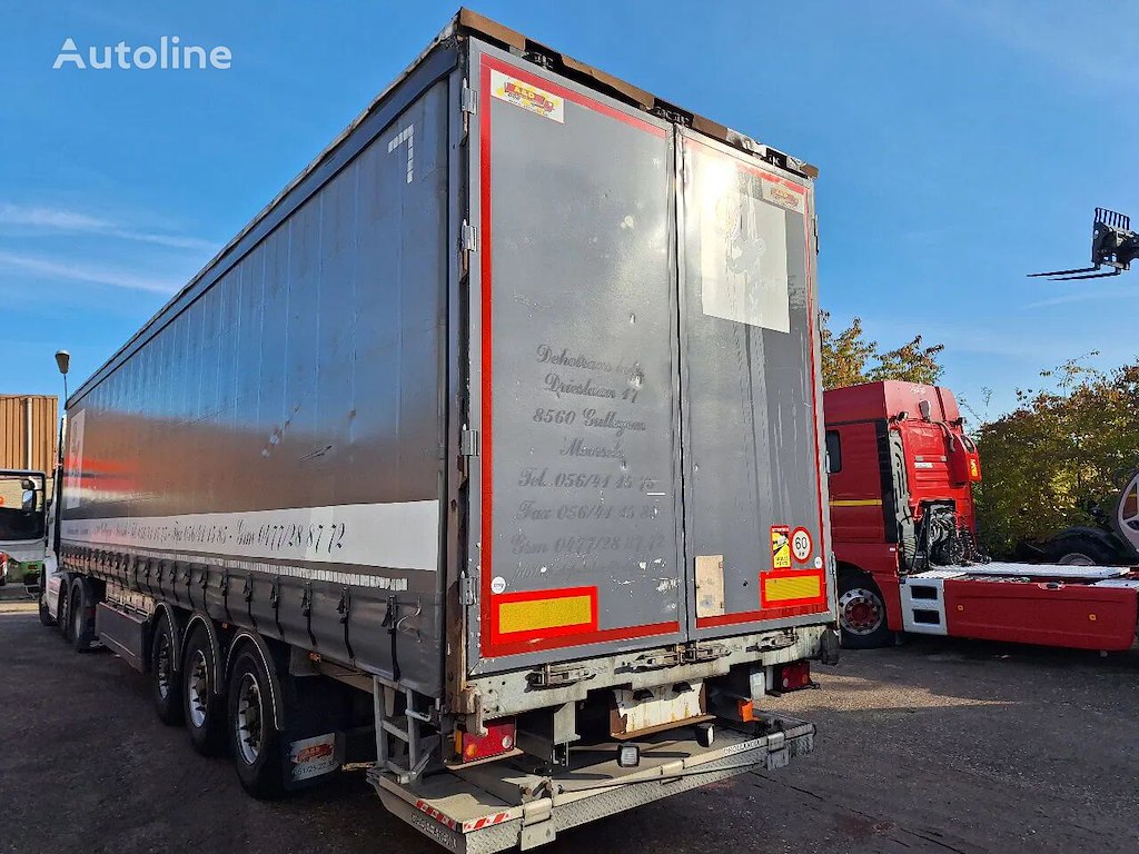 System Trailers Trailer LPRS 24 met hefdak poluprikolica sa kliznom ceradom