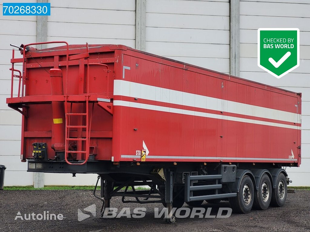 Stas S300CX 3 axles NL-Trailer 62m3 ALU TÜV 03/25 poluprikolica kipera