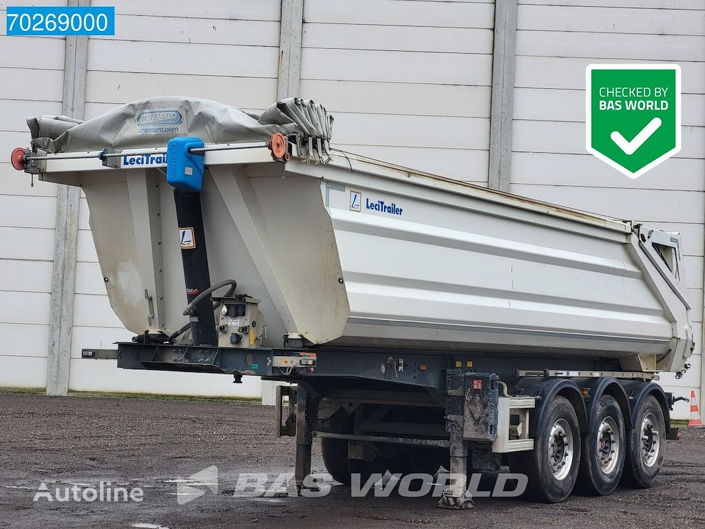 LeciTrailer 3E20 Liftachse poluprikolica kipera