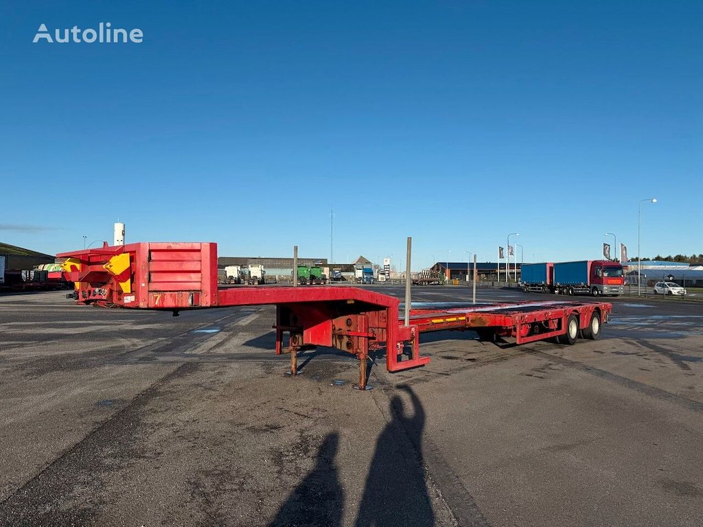 B-XL 4.5 m. 2 axle extension poluprikolica sa niskom platformom