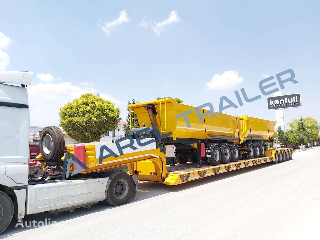 Nova Arel Trailer FRONT LOADING SEMI TRAILER STOCK poluprikolica sa niskom platformom