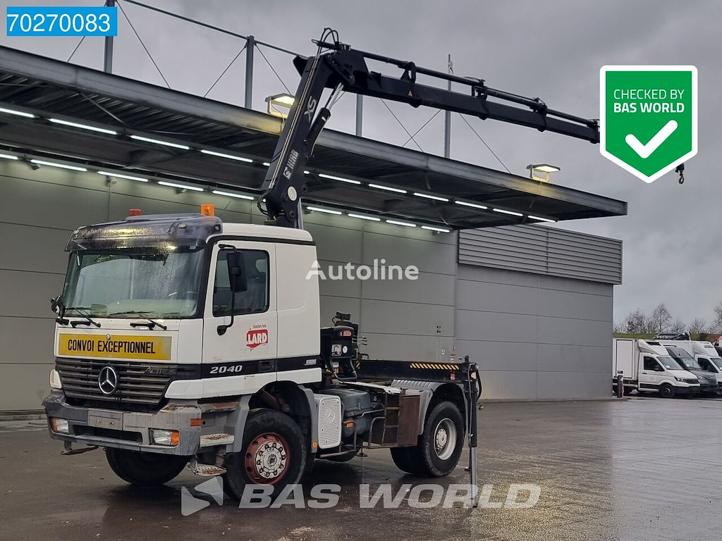 Mercedes-Benz Actros 2040 Actros 4X4 Manual 4x4 Big-Axle Full-Steel Hiab 1660- tegljač