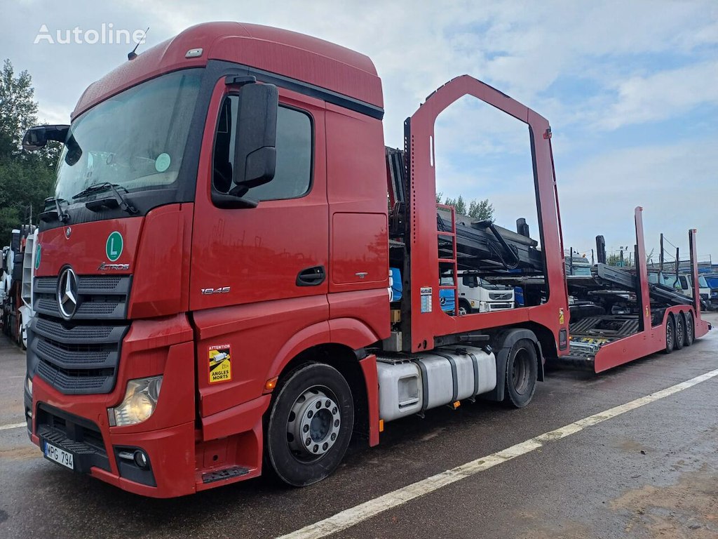 Mercedes-Benz tegljač + poluprikolica autotransportera