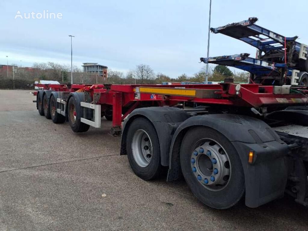 Dennison Skeletal Trailer poluprikolica za prevoz kontejnera