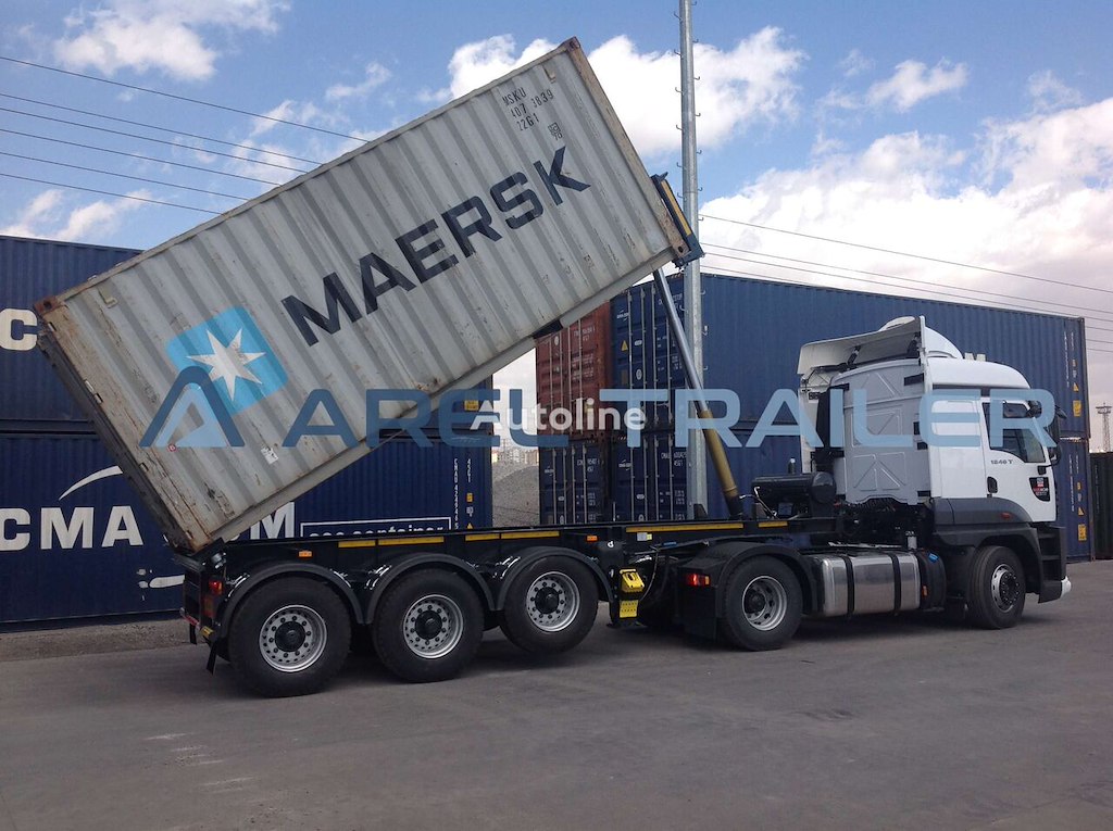 Nova Arel Trailer 20 FT 40 FT TIPPING CONTAINER TRAILER poluprikolica za prevoz kontejnera