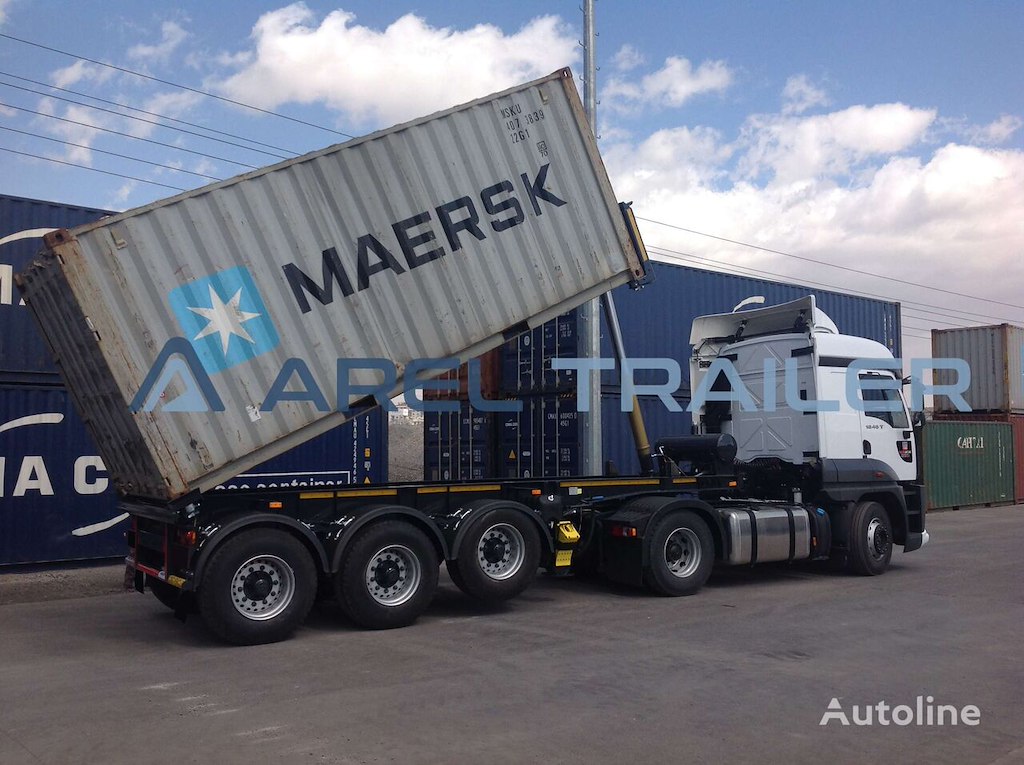 Nova Arel Trailer 20 FT TIPPING CONTAINER SEMI TRAILER poluprikolica za prevoz kontejnera