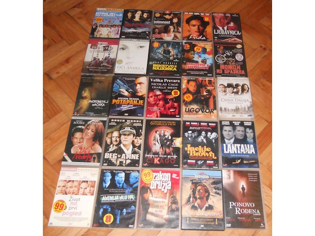 125 Filmova DVD Kolekcija (Kućni Bioskop) LOT