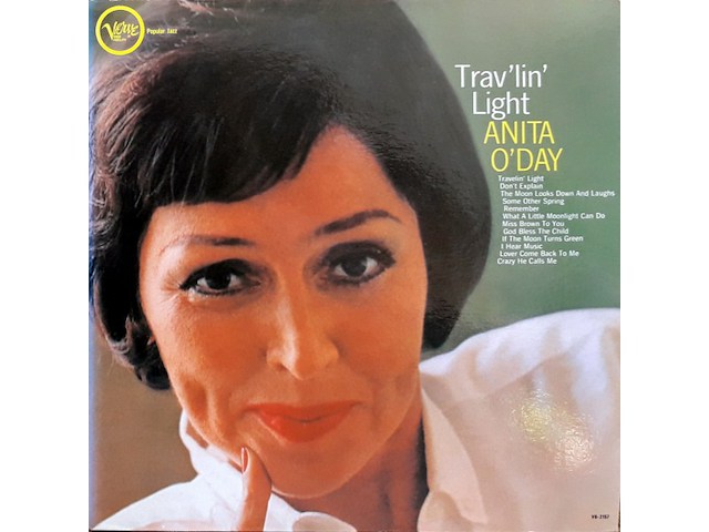 LP*: ANITA O`DAY - TRAV`LIN` LIGHT (JAPAN PRESS) MINT