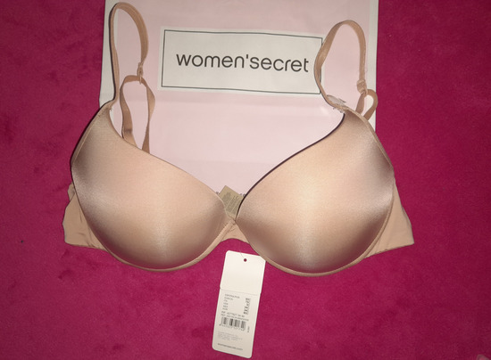 Women secret bež microfiber push up 75C NOVO!%