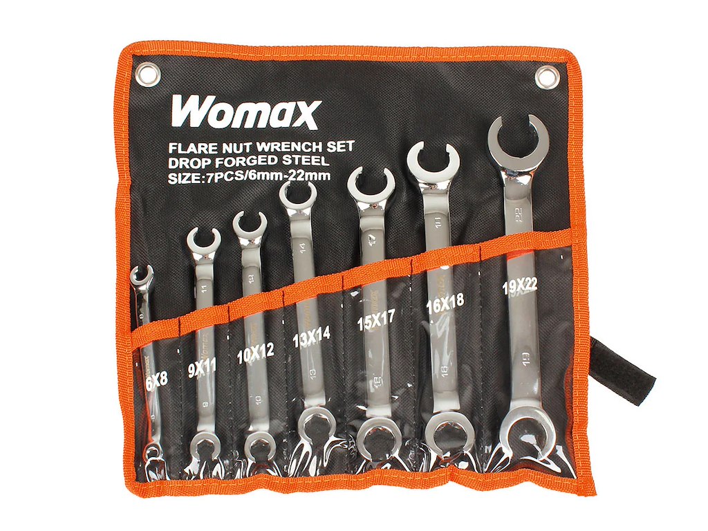 Ključ okasti otvoreni set 7 kom Womax
Ključ okasti otvoreni set 7 kom Womax