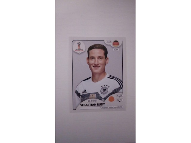 Panini FIFA 2018 Russia sličica broj 433