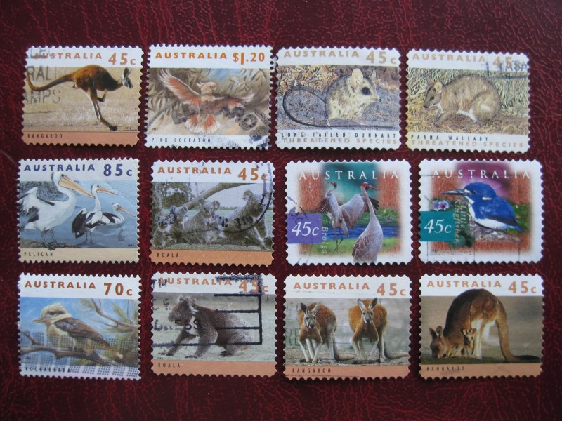 AUSTRALIJA FAUNA lot