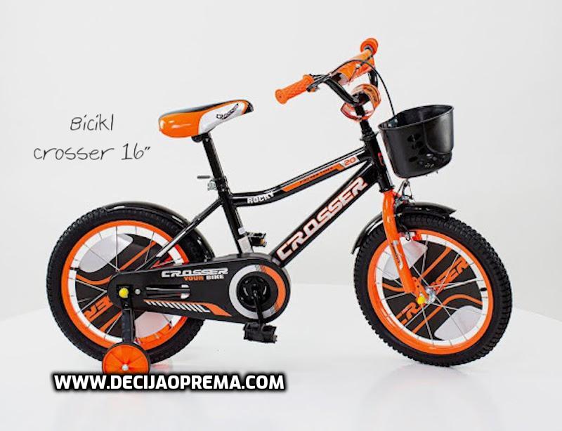 Bicikl Crosser 16″ za decu Narandžasti