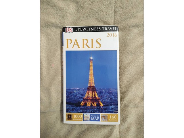 Paris DK Eyewitnes Travel Guide + MAP