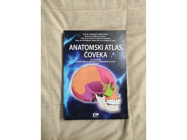 Anatomski atlas čoveka,Prof.dr.sci Nebojša D.Milovanovi