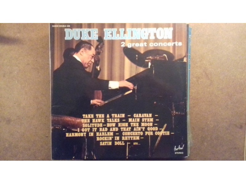 Duke Ellington – 2 Great Concerts DUPLI LP (Francuska)