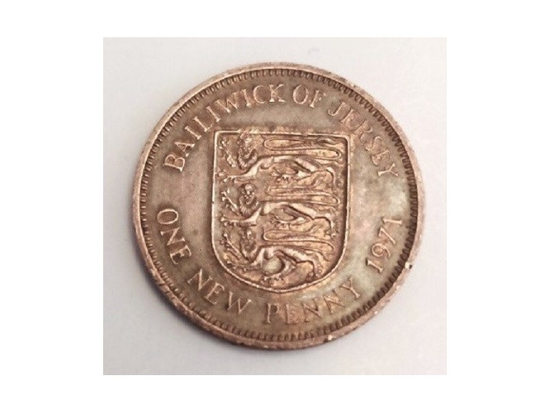 ** DŽERSEJ - 1 NEW PENNY 1971. **