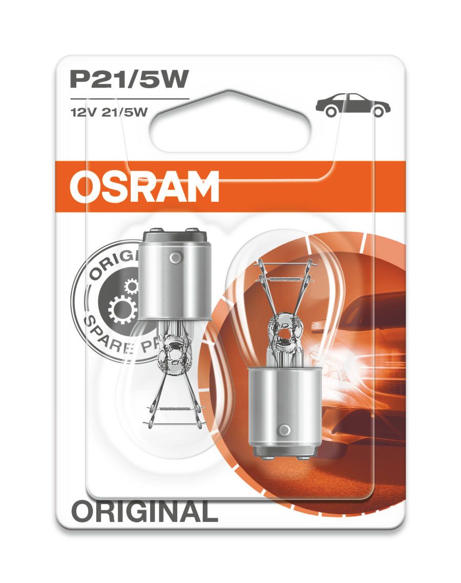 Osram sijalica 12V21/5W P21/5W BAY15D blister