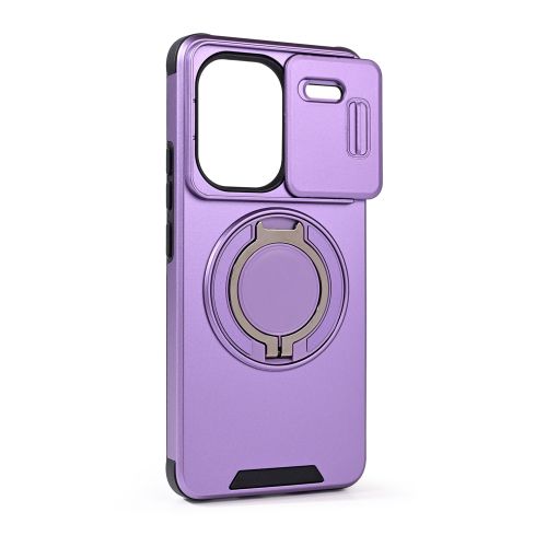 Futrola - maska CamShield Ring stand za Xiaomi Redmi Note 13 Pro Plus (EU) ljubicasta