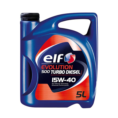 ELF EVOLUTION 500 TURBO DIESEL 15W40 5/1