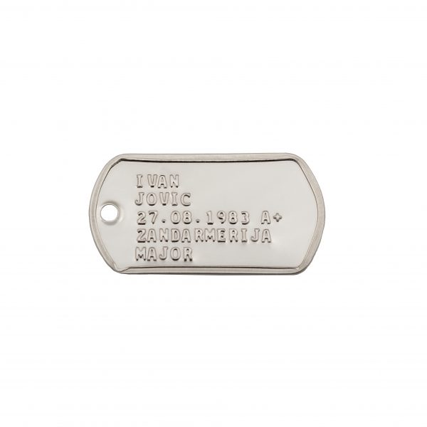 DOG TAG Komplet 2 pločice i lančić