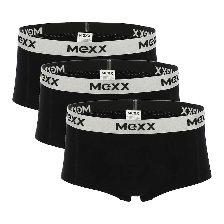 MEXX Set muških bokserica Hipster, 3 komada, Crni