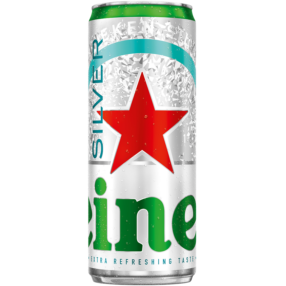 Pivo Heineken Silver limenka 0.33l