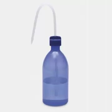 Boca za pranje ISOLAB, 500 ml, plava boja, usko grlo