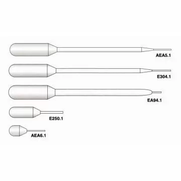 Pasterove pipete ROTH, LDPE, 3 ml, 500 kom