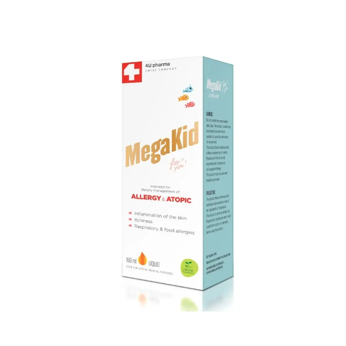 4U PHARMA Megakid Ulje za negu atopične kože, 150ml