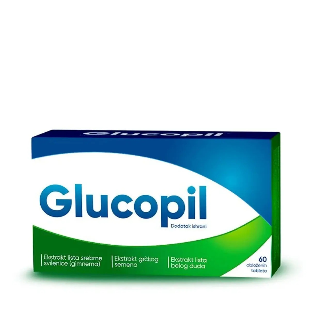 NATUR PRODUKT PHARMA Glucopil Kompleks za pomoć kontroli šećera u krvi, 60 tableta