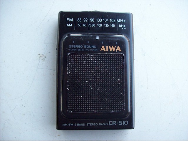 AIWA  AM/FM 2 BAND  Stereo Radio  CR - S10