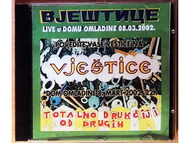 2CD VJEŠTICE - Live u Domu Omladine 2002 (2002) RETKOOO