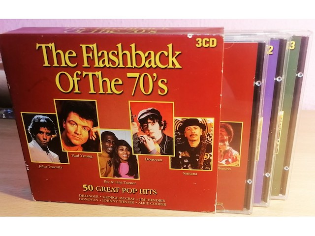 3CD box*: V/A - The Flashbacks of The 70`s (2000) MINT