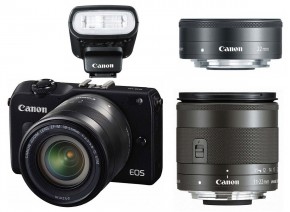 Canon EOS M2 + 11-22 IS STM + 18-55 IS STM + 22 STM + 90EX