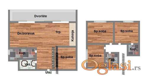 Cetvorosoban, 116m2 Bulevar Evrope