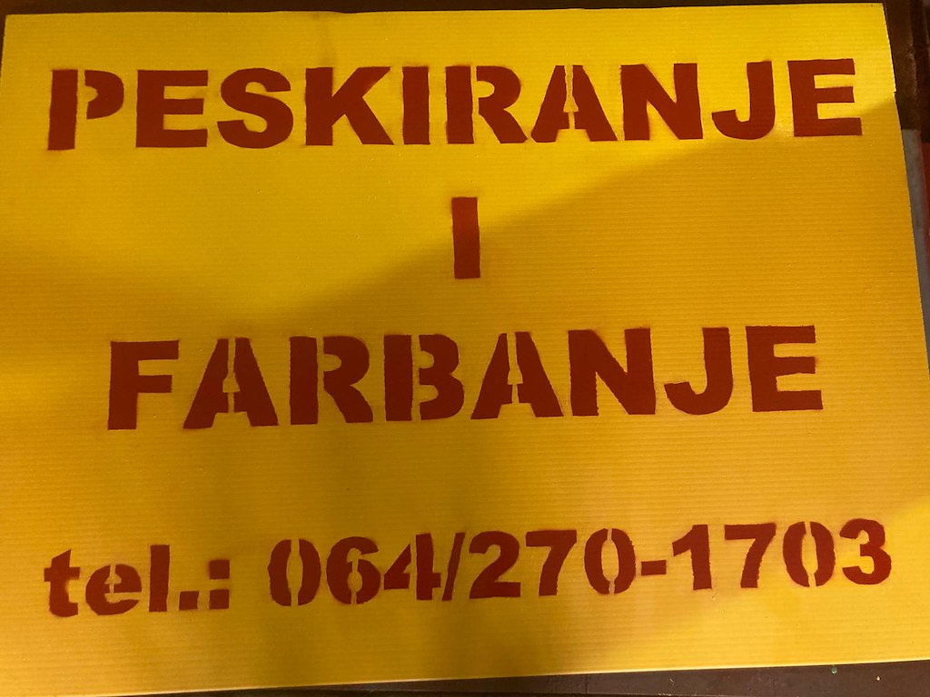 Peskiranje i Farbanje