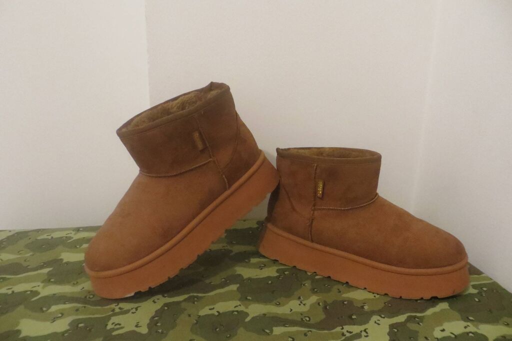 Ugg mini čizme, bоја - Braon, 41