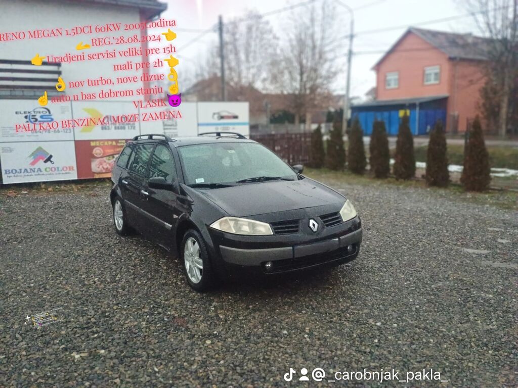 Renault Megane: 1.5 l | 2005 г. 360000 km. Limuzina