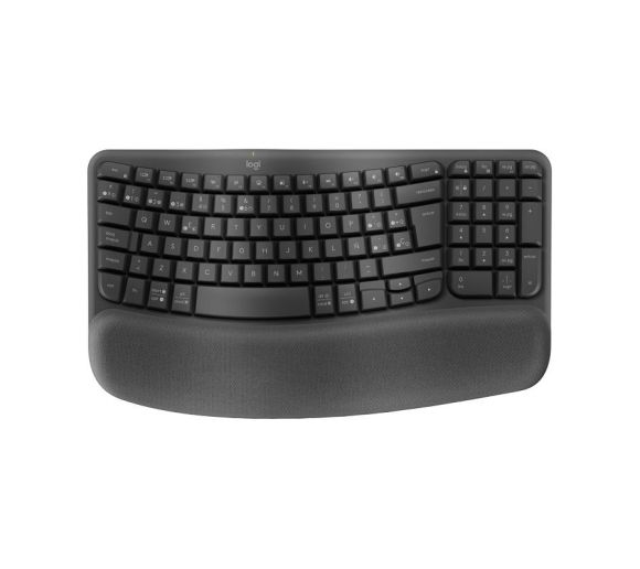 Logitech - Logitech Wave Keys wireless keyboard - GRAPHITE for Business