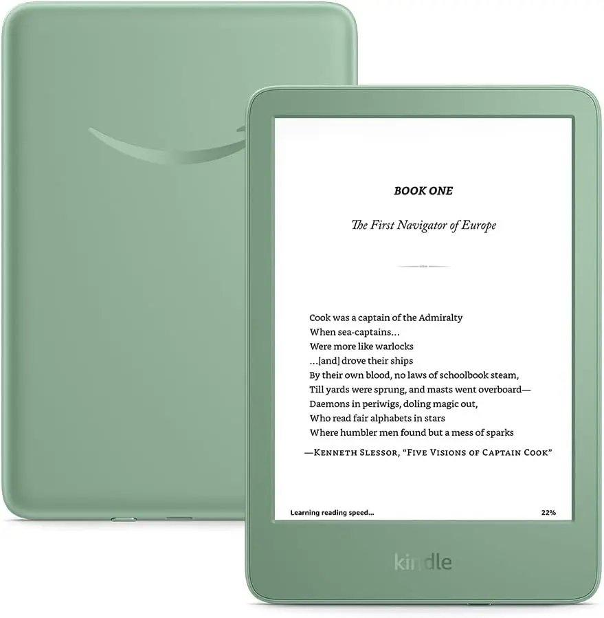 Amazon Kindle e-book citac 11th gen 2024 6” 300ppi/16GB/USB-C/Wi-Fi/BT/Matcha/B0CNVCQZG1