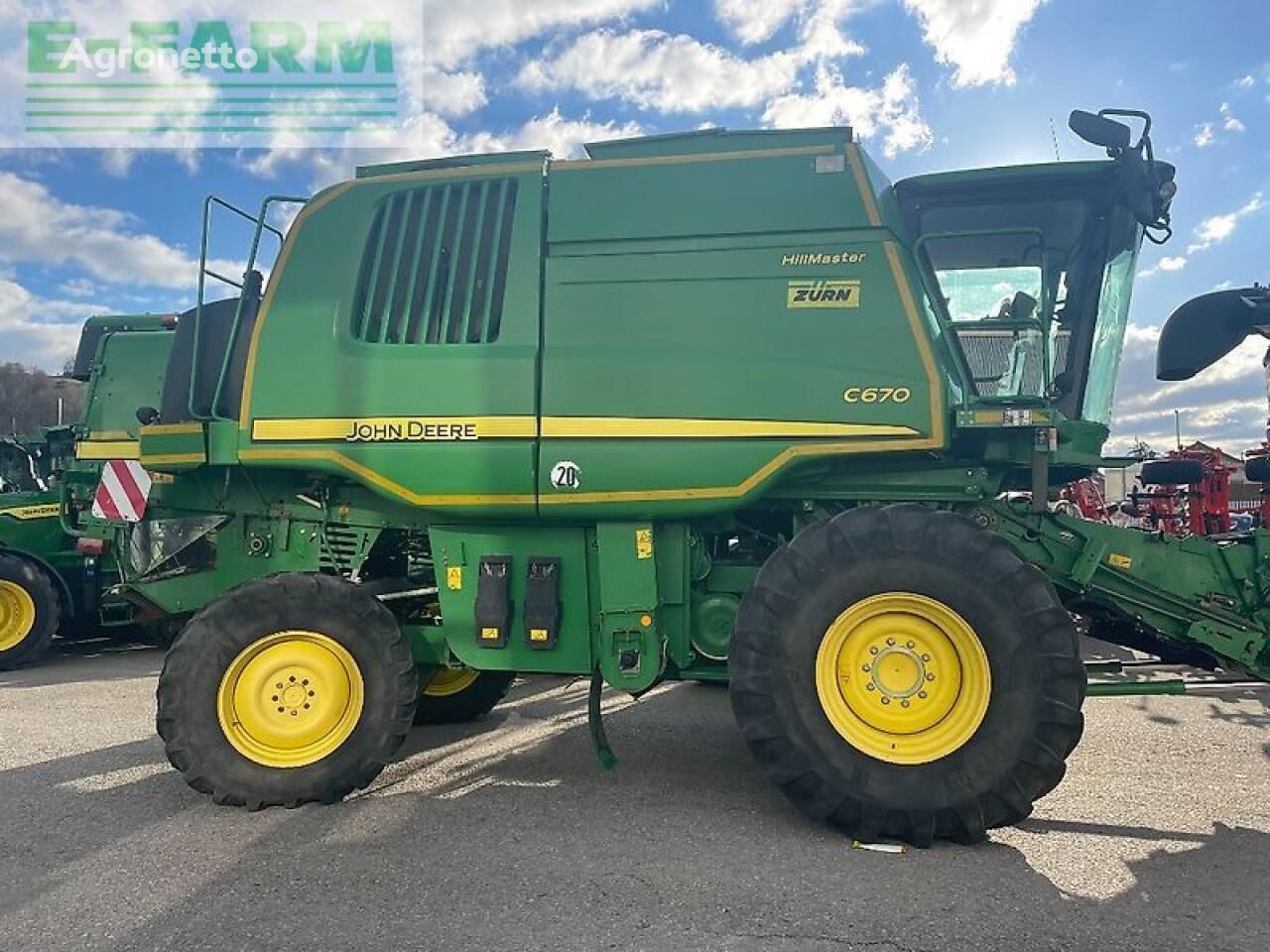 John Deere c670 cts hillmaster kombajn za žito