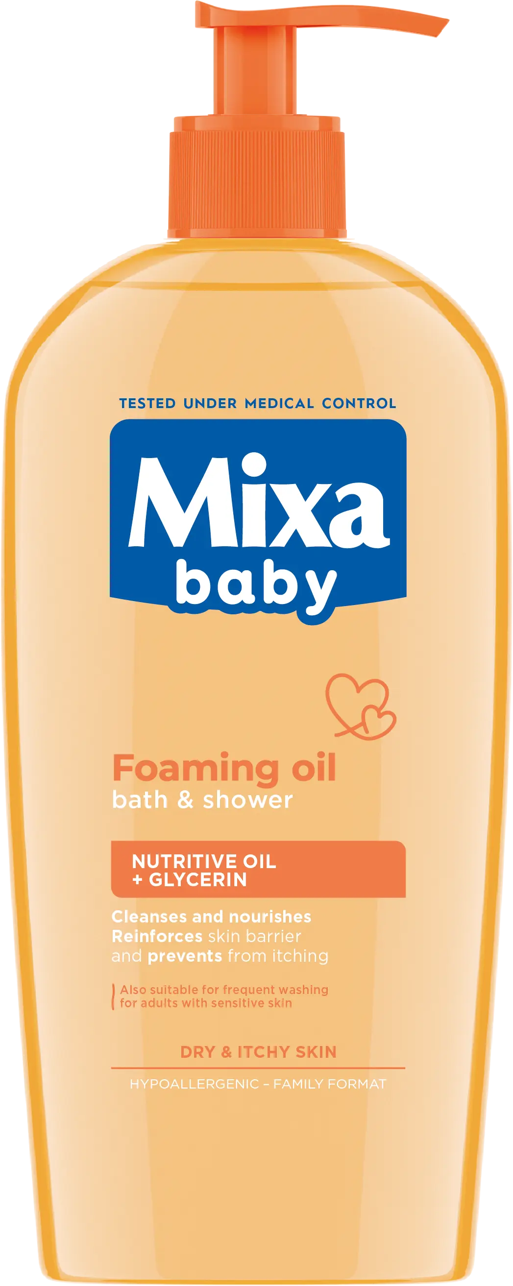 MIXA BABY Uljana kupka za bebe, 400ml