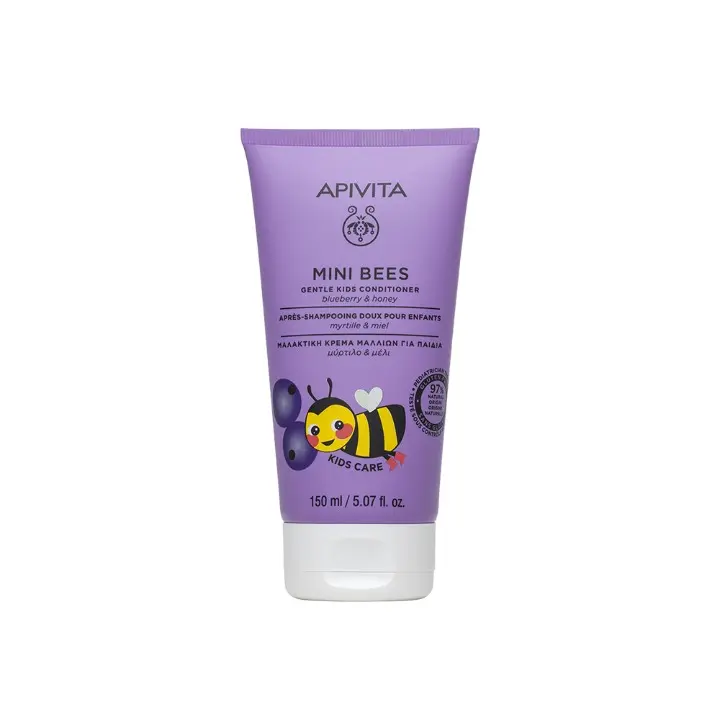 APIVITA Mini Bees Kids Regenerator za decu, Borovnica, 150 ml